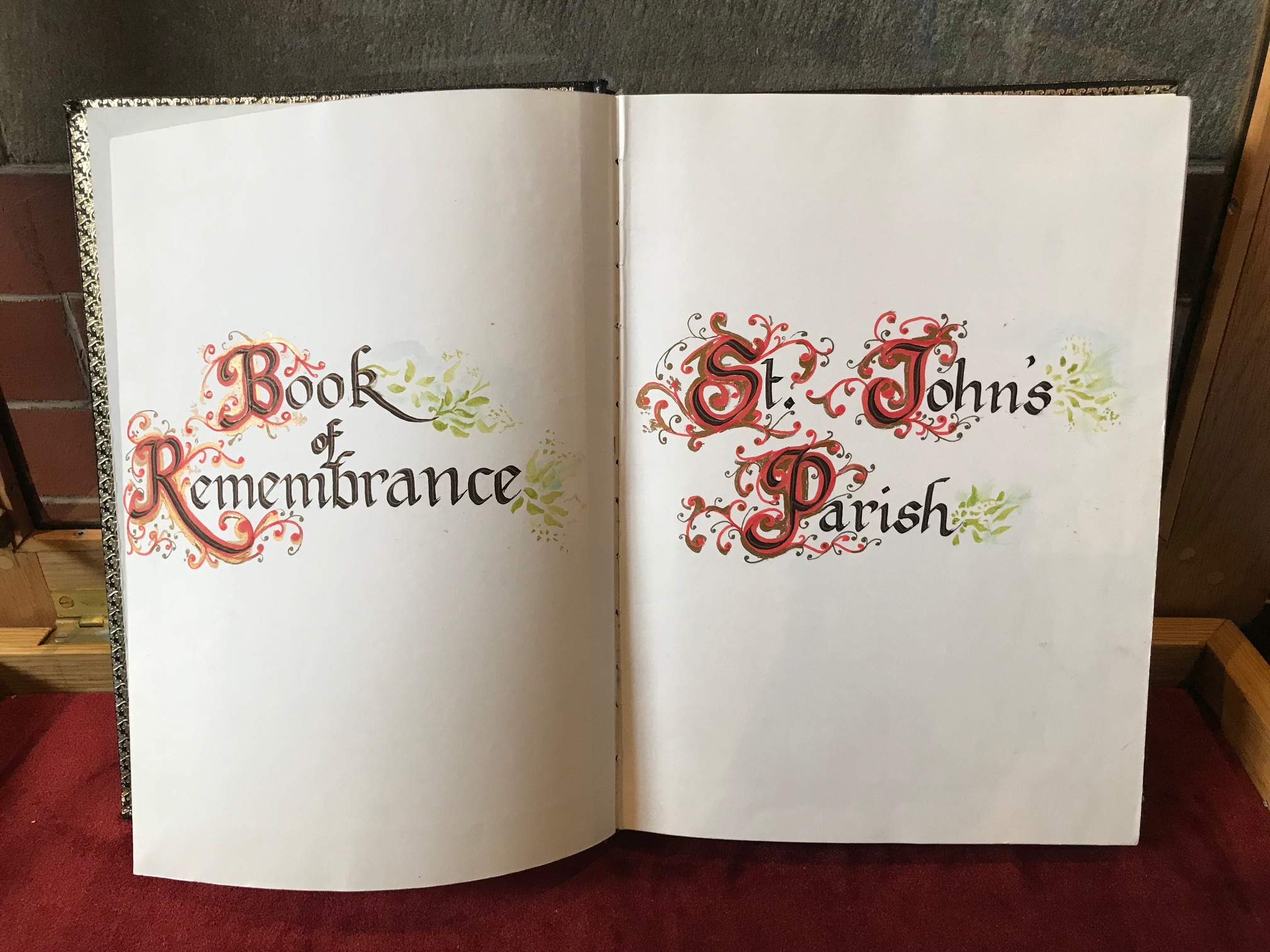 Book of Remembrance – St Oswald's